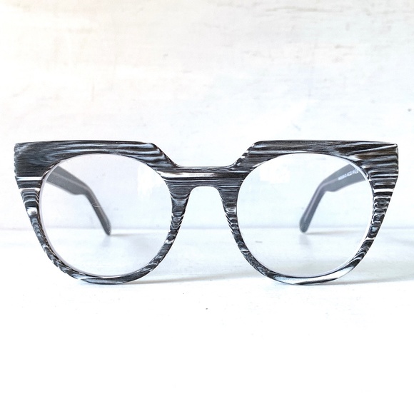 Vintage | Accessories | Euc Woodgrain Dramatic Round Hornrimn ...